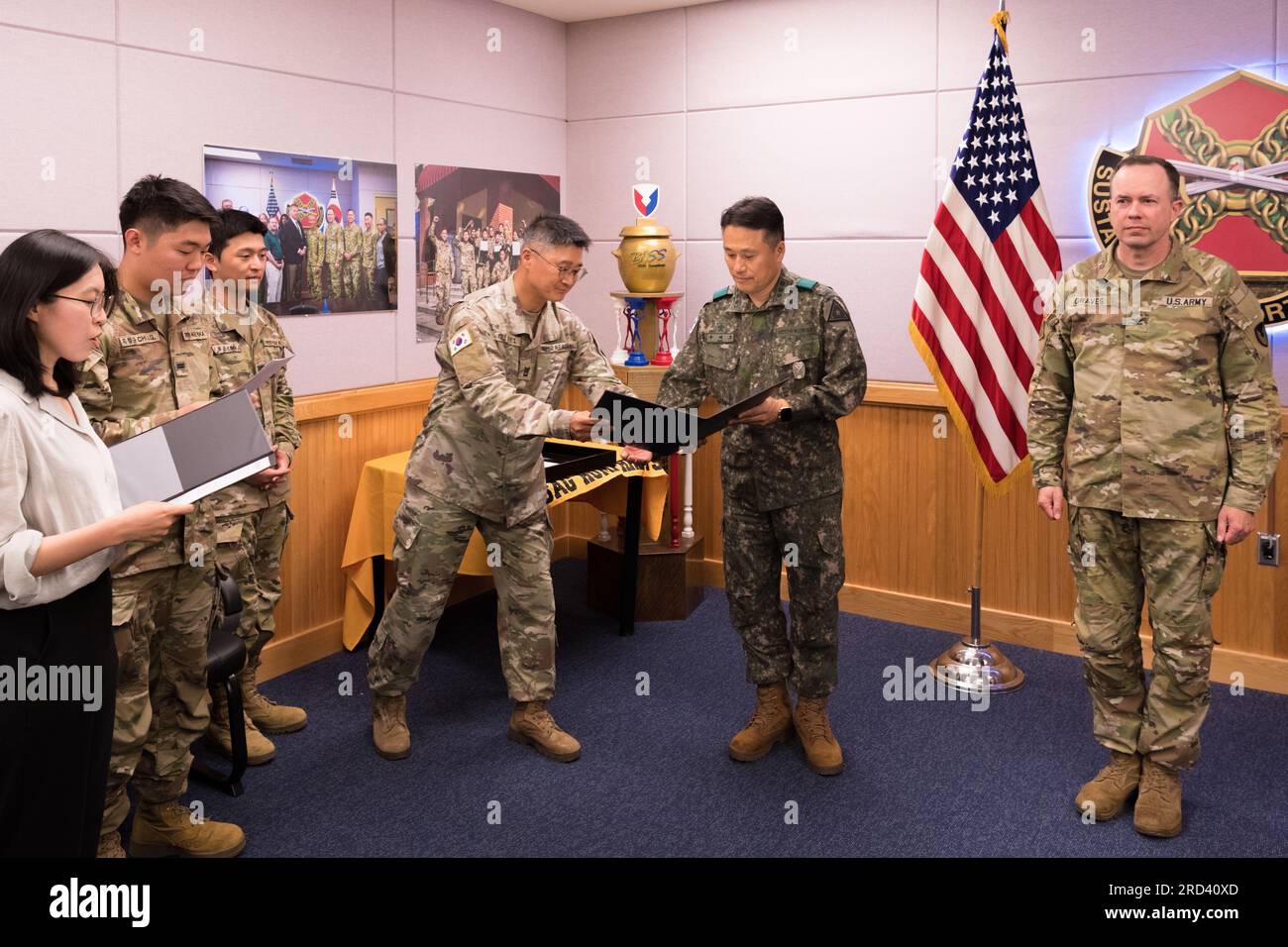 U.S. Army Col. Seth Graves, the U.S. Army Garrison Humphreys commander ...