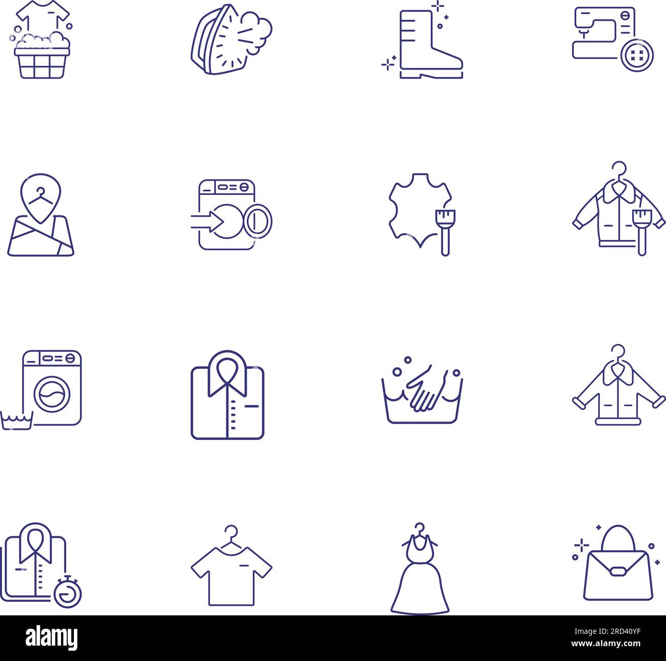 Garment care Stock Vector Images - Alamy