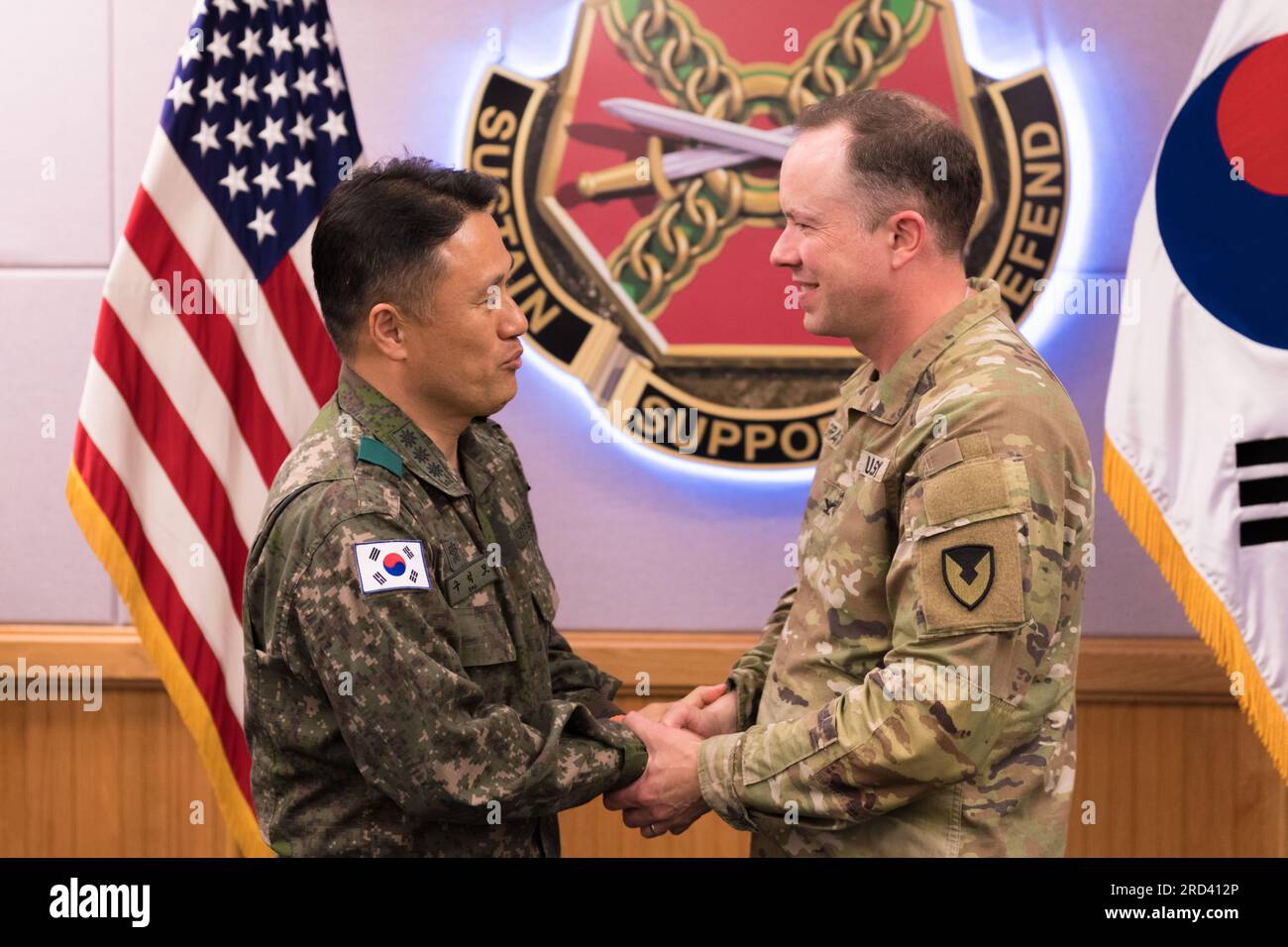 U.S. Army Col. Seth Graves, the U.S. Army Garrison Humphreys commander ...