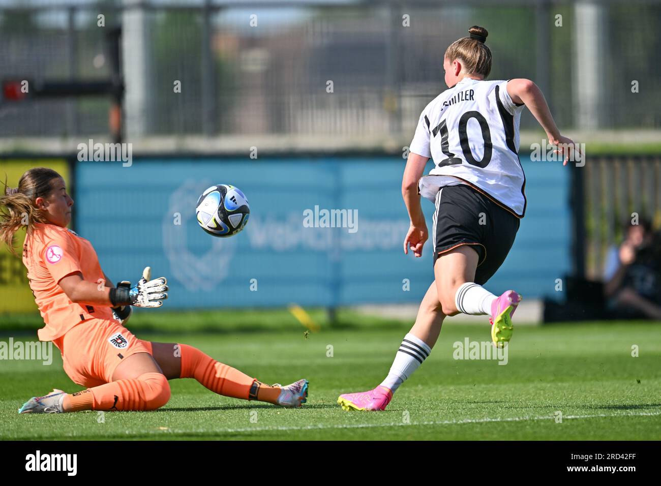 Goalkeeper mariella el sherif of austria hi-res stock photography and ...
