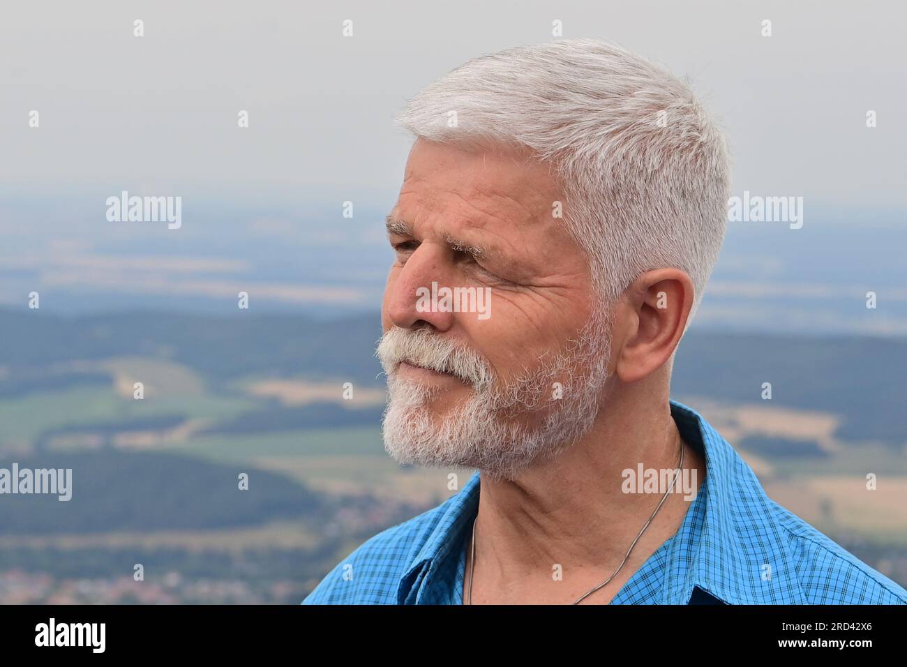 Klet, Czech Republic. 18th July, 2023. President Petr Pavel at the ...