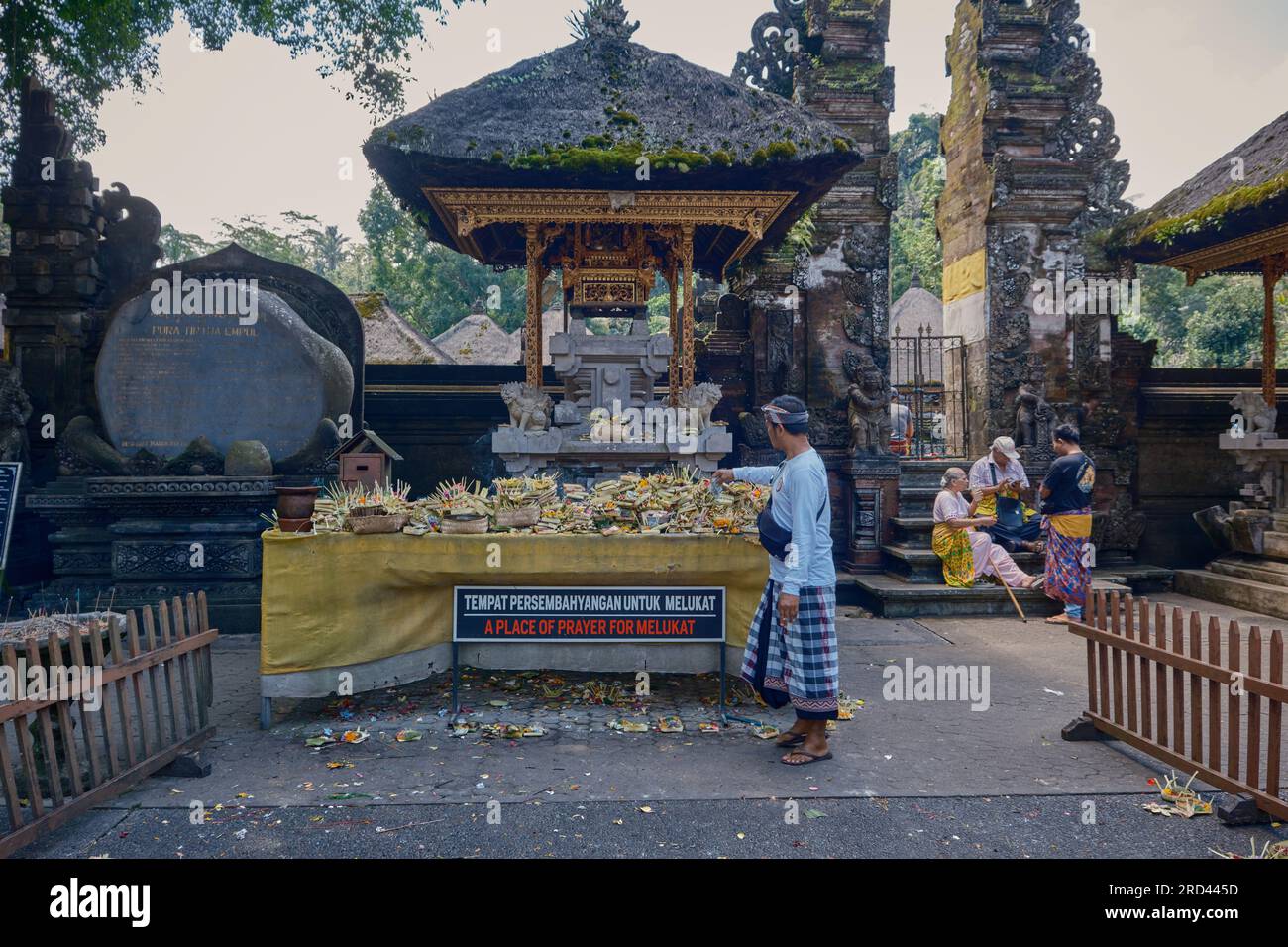 Tirta Empul temple is Hindu Balinese water temple in Bali Indonesia ...