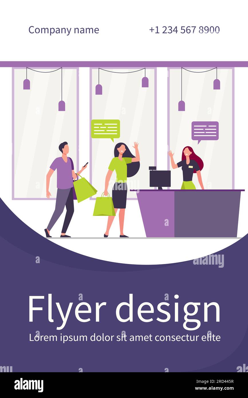 Customer shopping cashier checkout line queue Stock Vector Images - Alamy