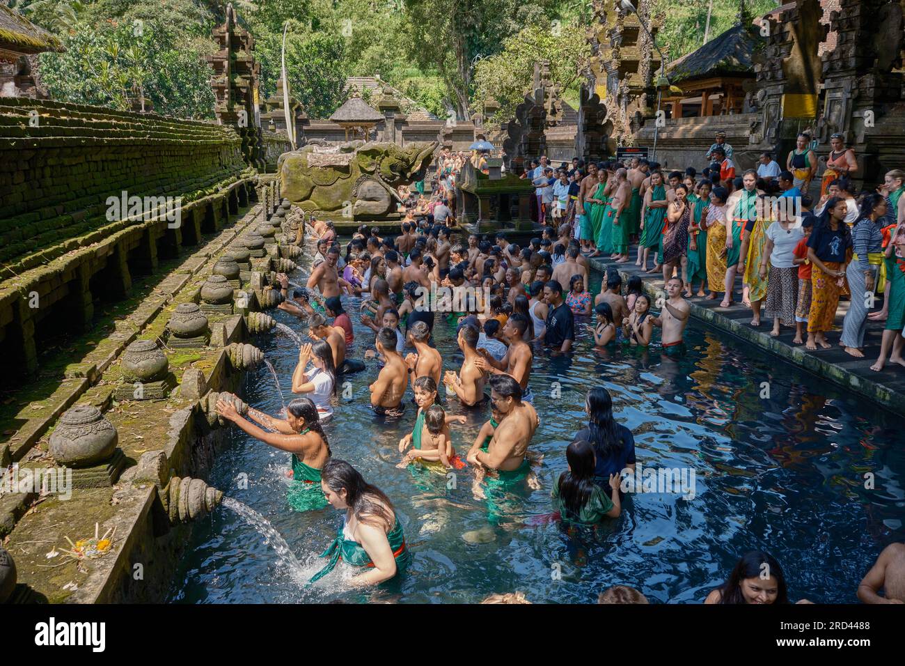 Tirta Empul temple is Hindu Balinese water temple in Bali Indonesia consists of a petirtaan or ...