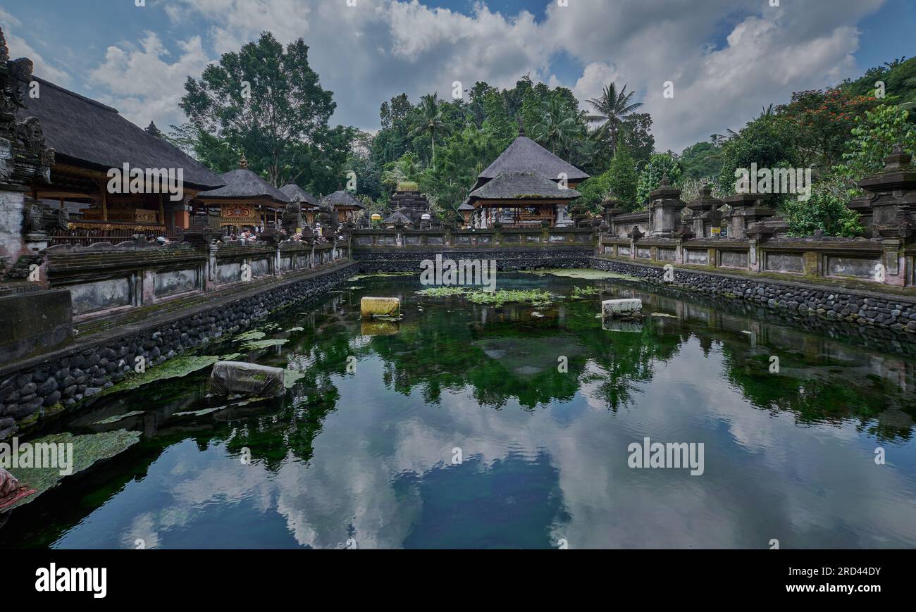 Tirta Empul temple is Hindu Balinese water temple in Bali Indonesia ...