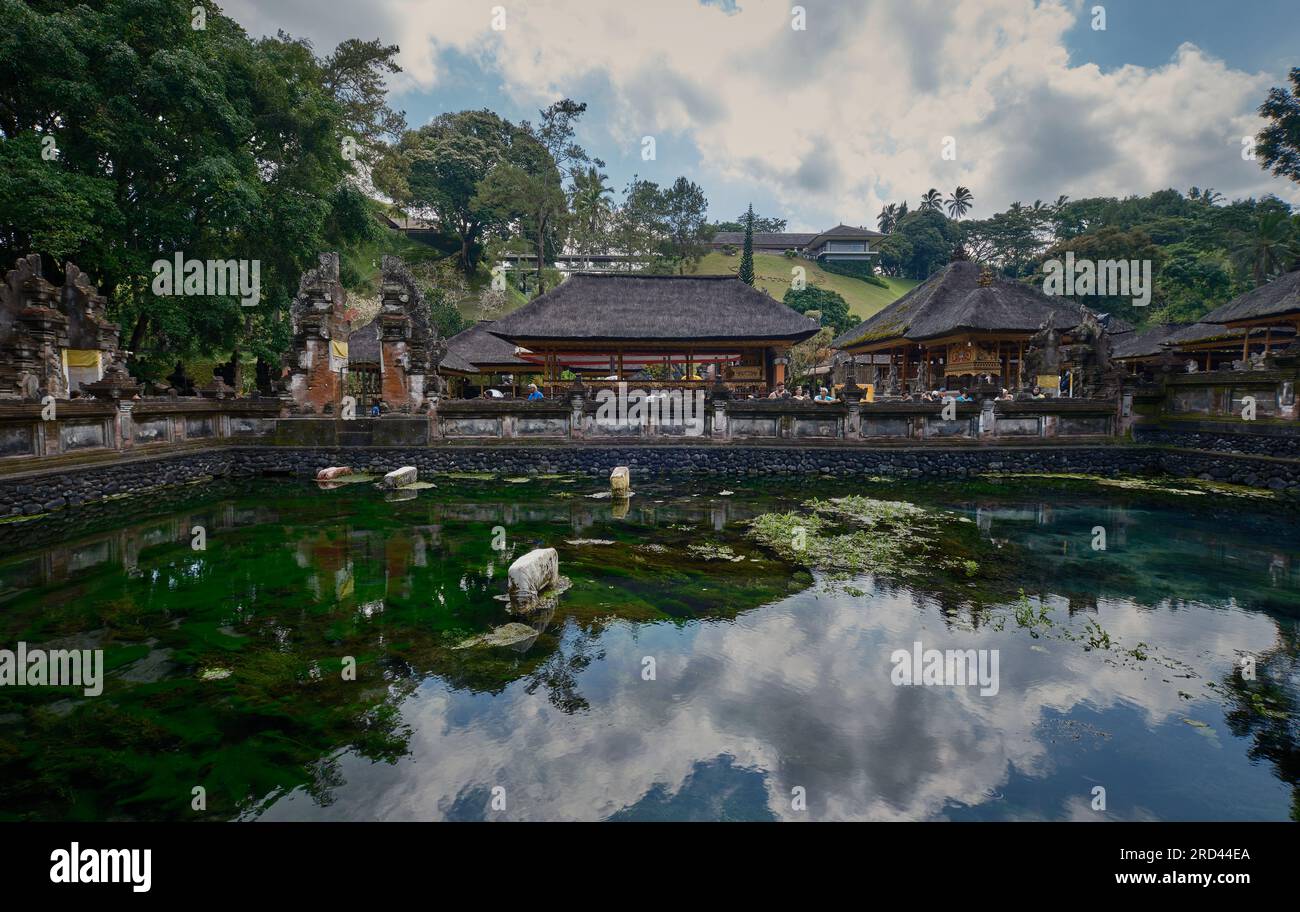 Tirta Empul temple is Hindu Balinese water temple in Bali Indonesia ...