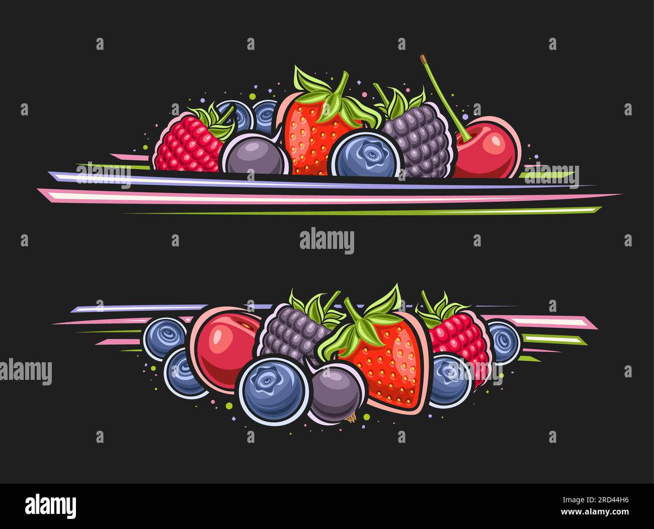 Black board fresh ripe Stock Vector Images - Alamy