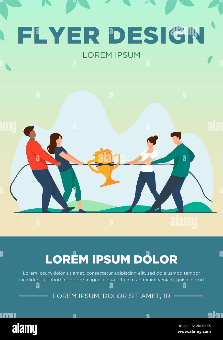 Teams competing for prize Stock Vector Image & Art - Alamy