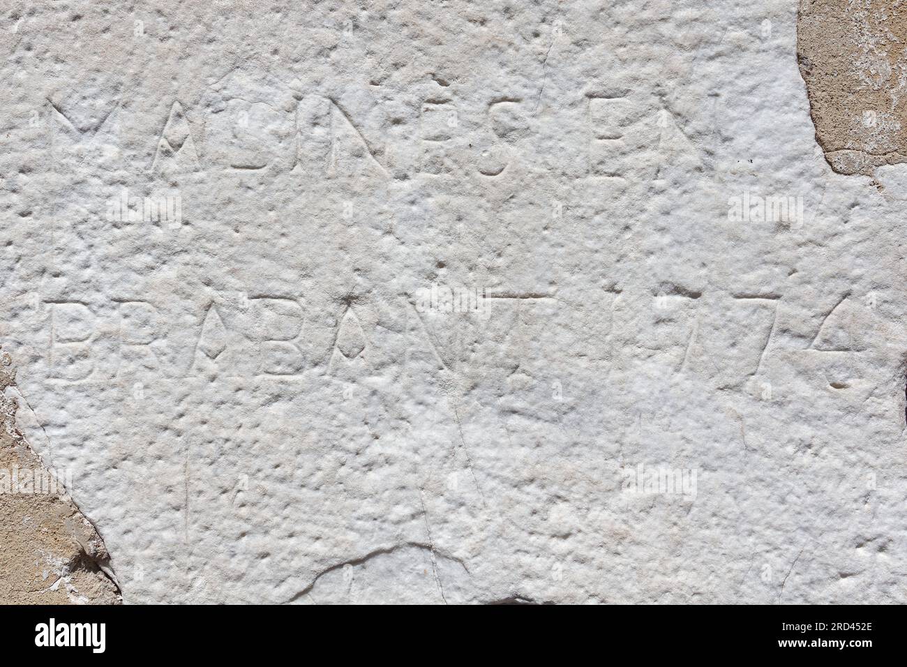 Ancient vandals in Rome - Visitors (1774) carving their names into the ...