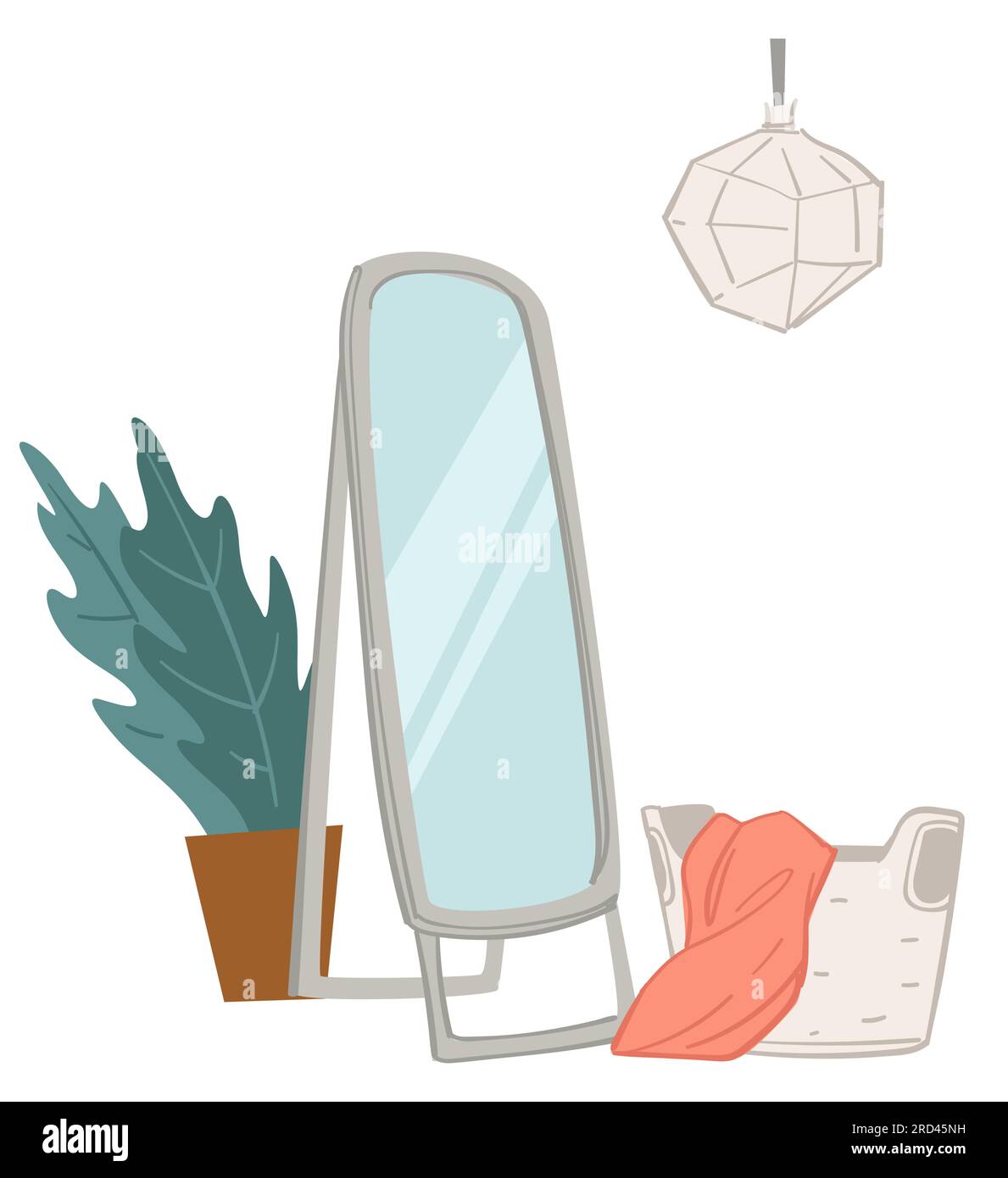 Cartoon Standing Mirror