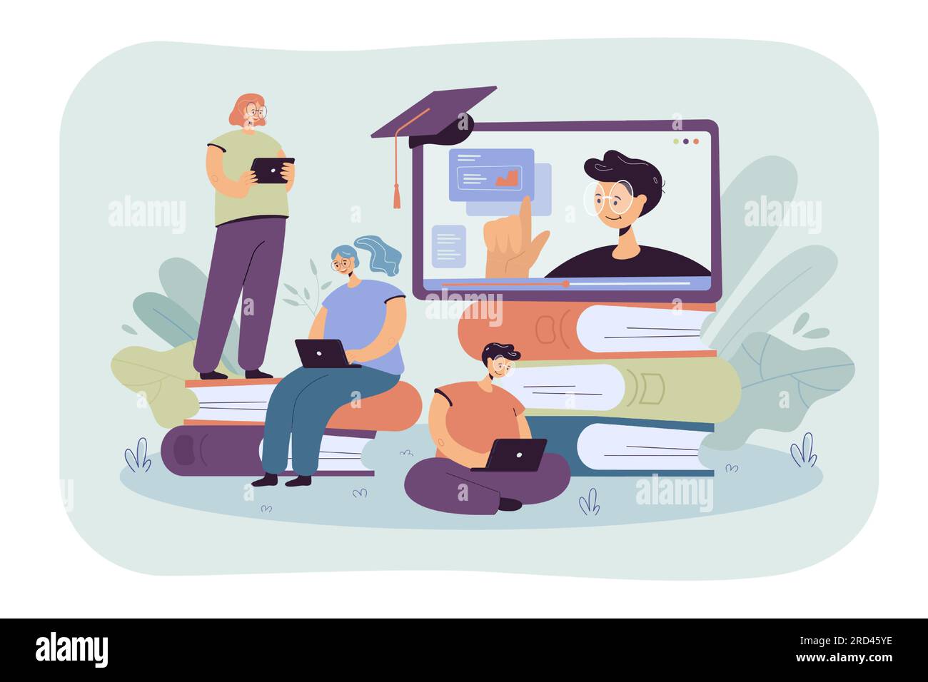 Male teacher student digital Cut Out Stock Images & Pictures - Alamy