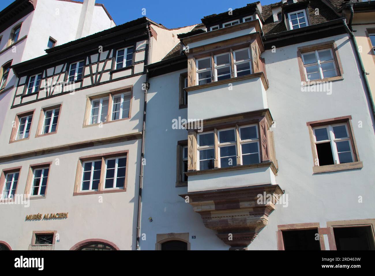 old houses (alsacian museum) in strasbourg in alsace (france Stock ...