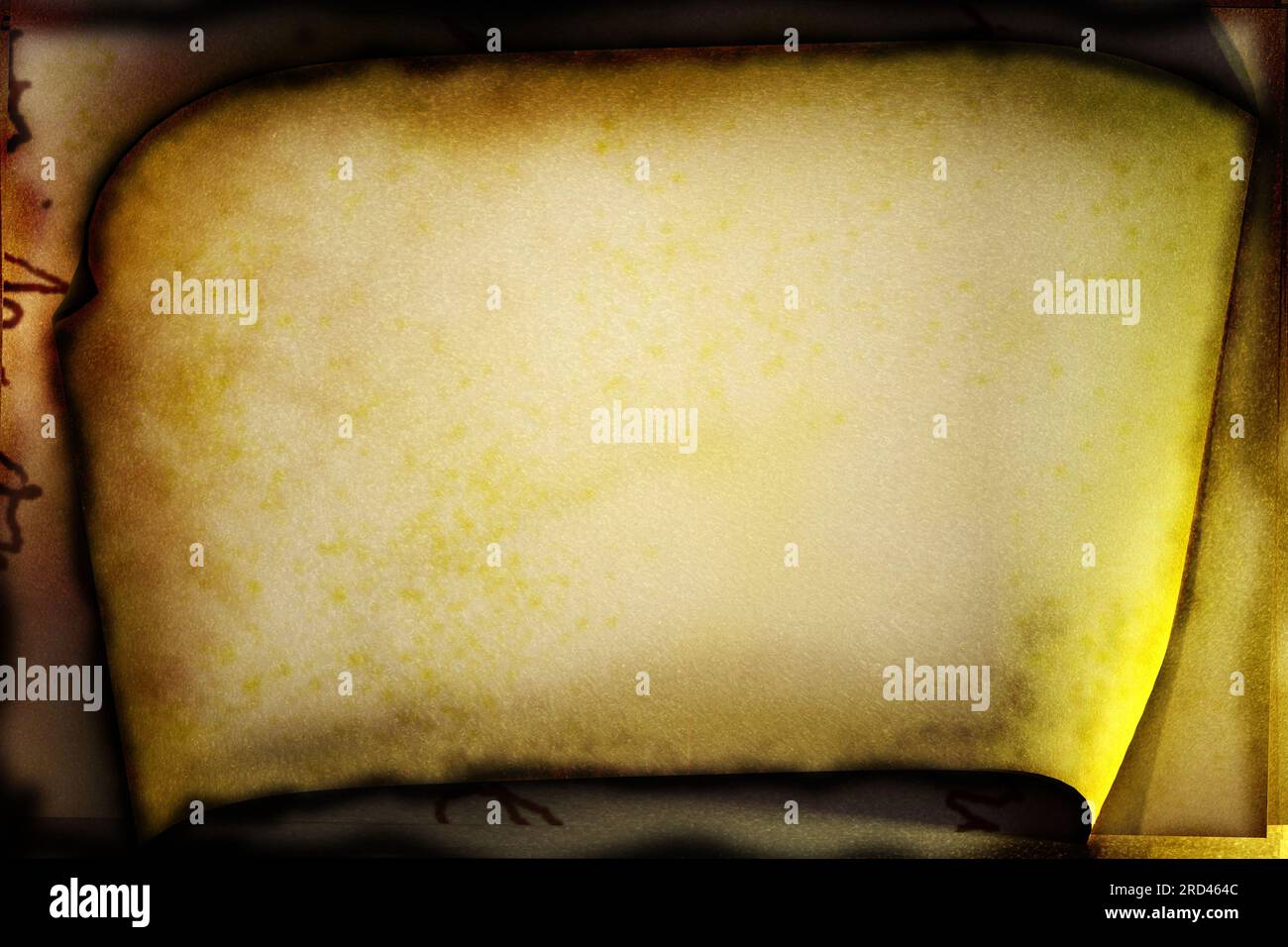 Old paper background. Old fashioned stained blank sheet of paper Stock ...