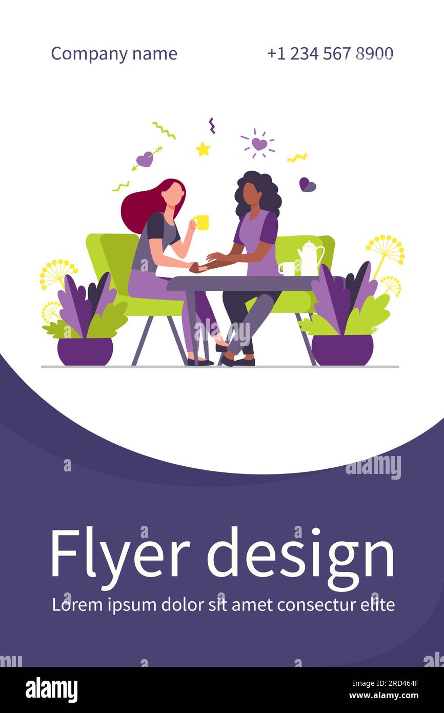 Talk over tea Stock Vector Images - Alamy