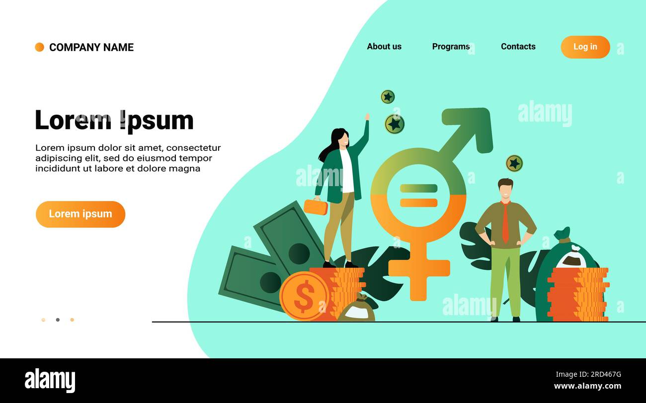 Gender discrimination in business Stock Vector Images - Alamy