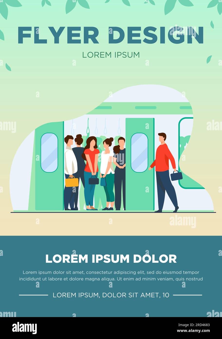 Business commuters work Stock Vector Images - Alamy