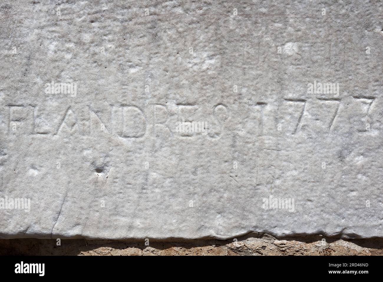 Ancient vandals in Rome - Visitors (1773) carving their names into the ...