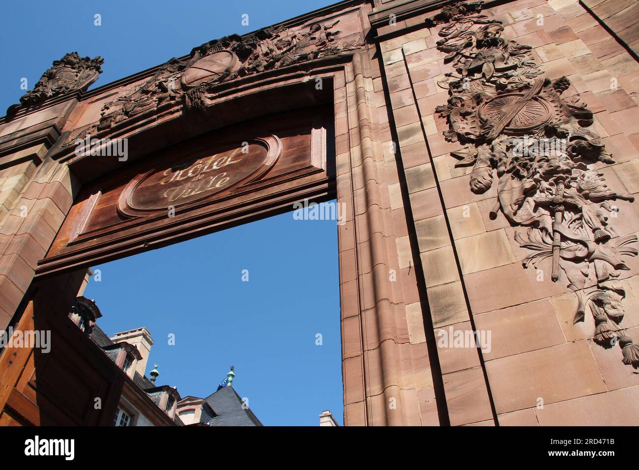 hanau mansion (town hall) in strasbourg in alsace (france Stock Photo ...