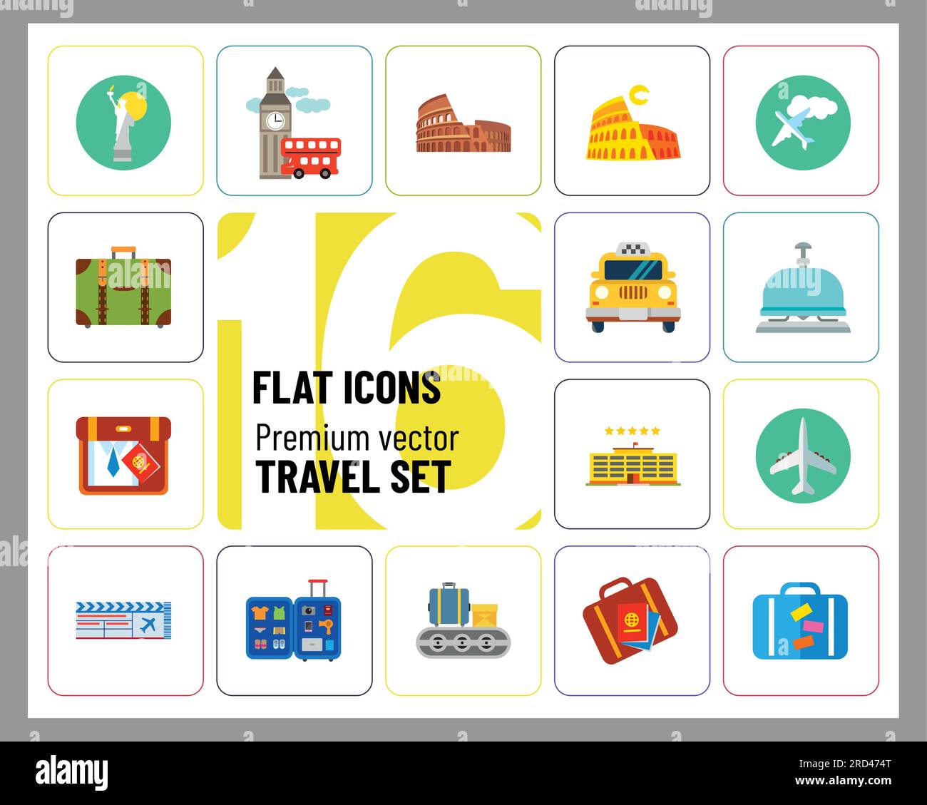 Travelling concept hotel Stock Vector Images - Alamy