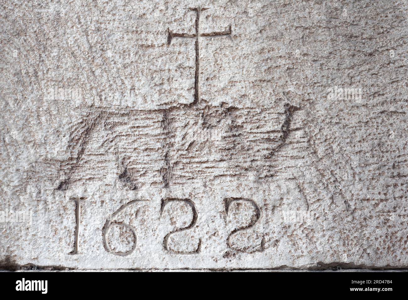 Ancient vandals in Rome (1622) - Visitors carving symbols into the ...