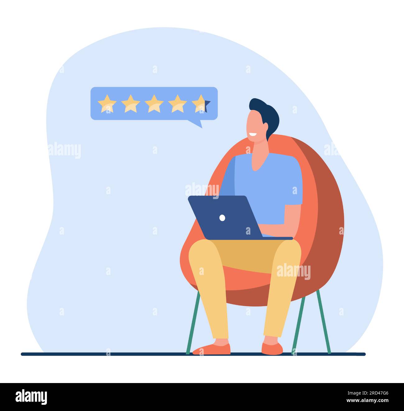 Person giving feedback Cut Out Stock Images & Pictures - Alamy