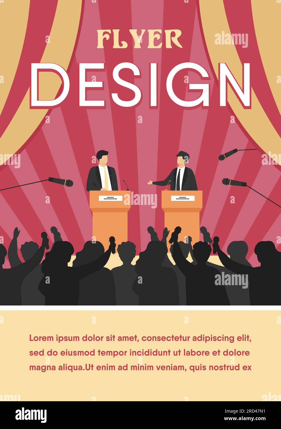 Politician podium female hi-res stock photography and images - Alamy