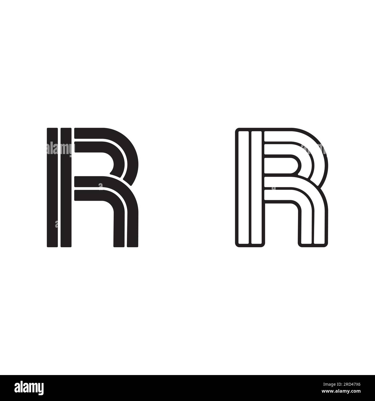 Simple Initial Letter r Logo. Usable for Business and Branding Logos ...