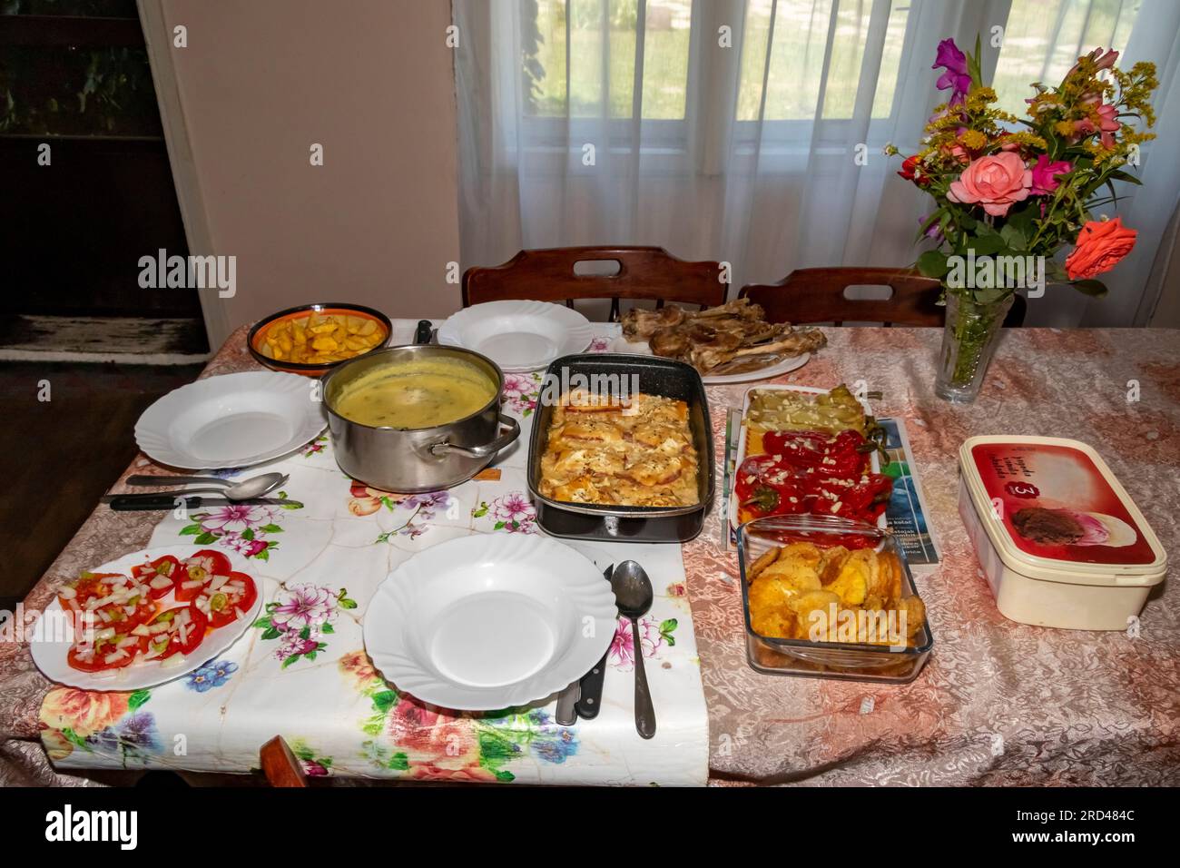 Serbian salad hi-res stock photography and images - Alamy