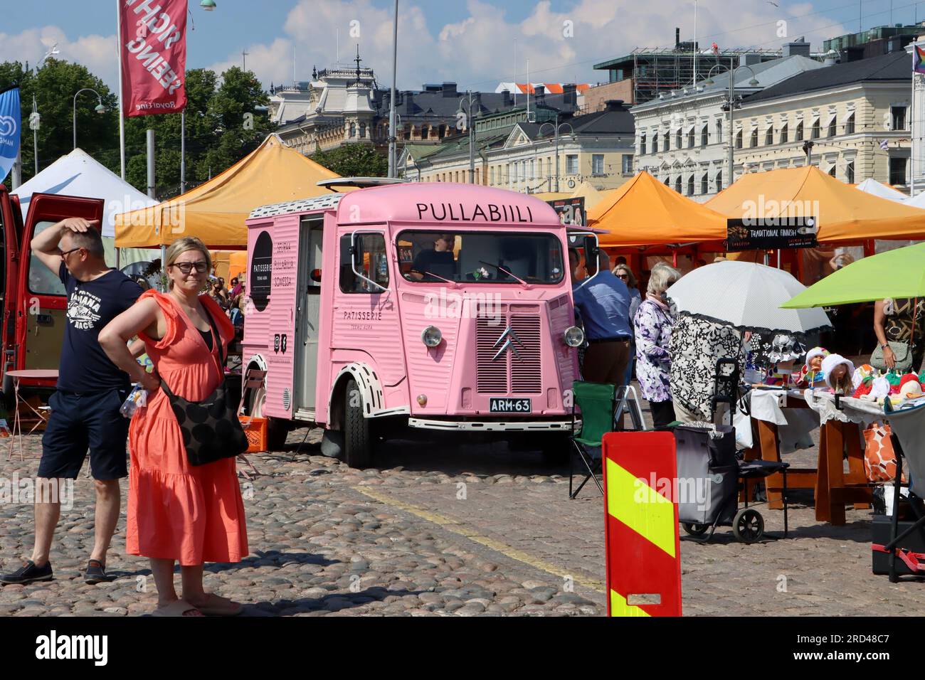 Pink minibus hi-res stock photography and images - Alamy