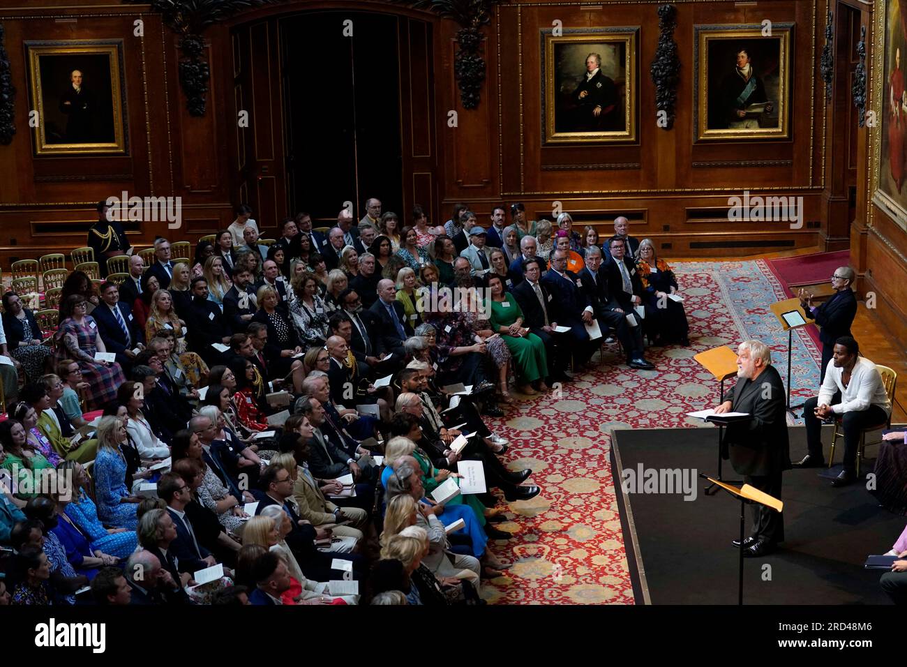 Sir Simon Russell Beale performing during a reception hosted by King ...