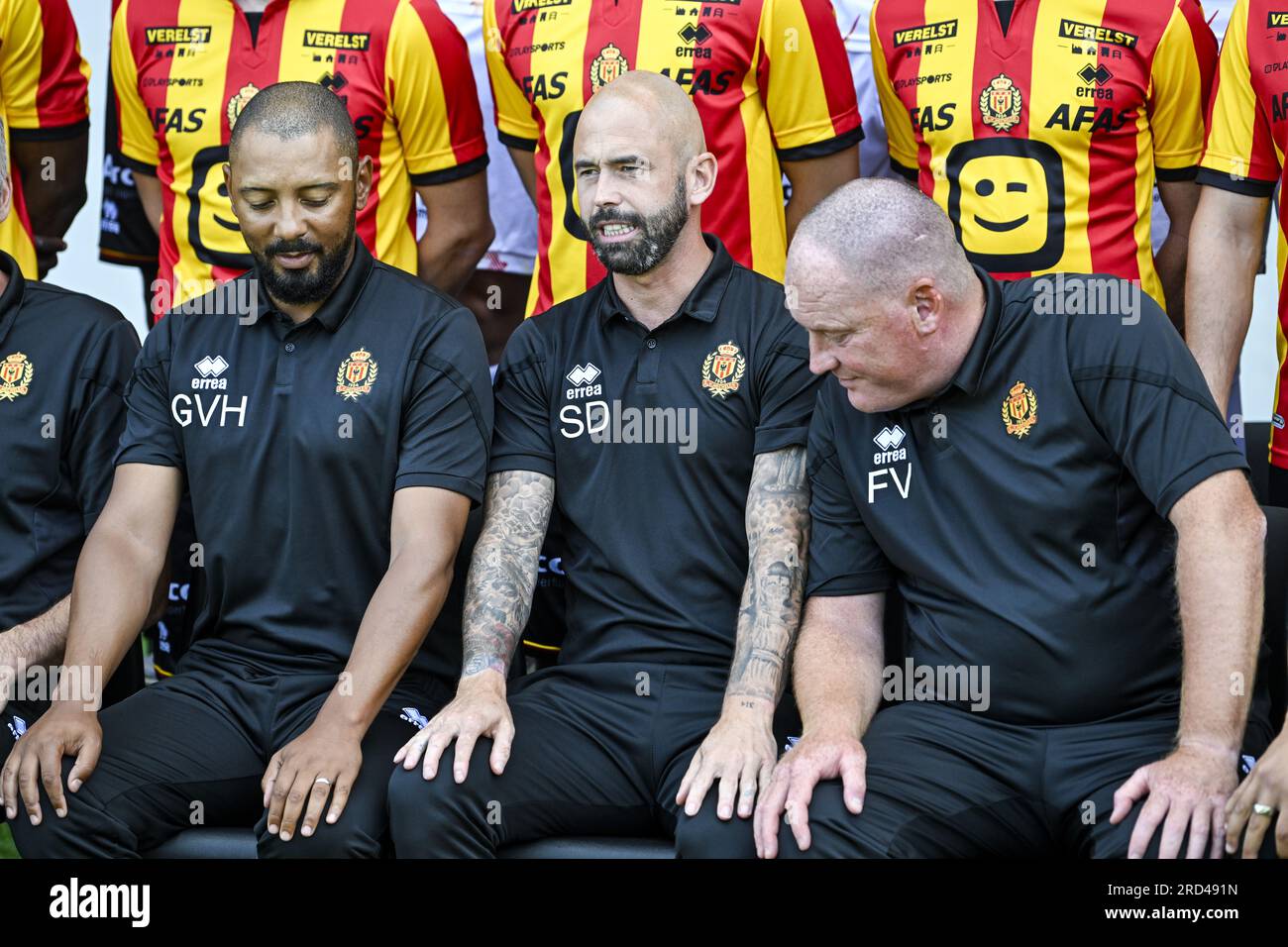 Mechelen, Belgium. 18th July, 2023. Mechelen's assistant coach Gunter ...
