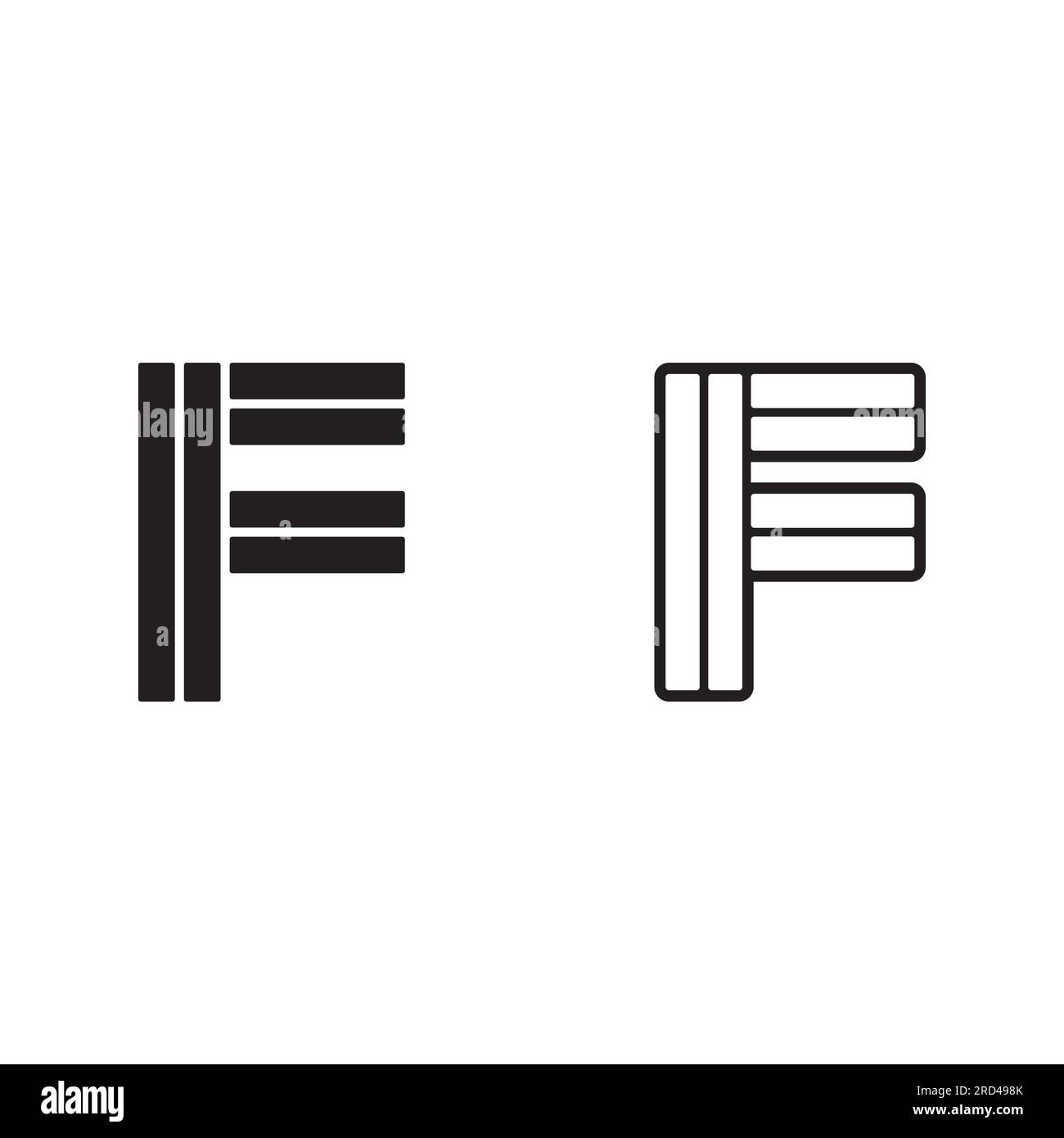 Simple Initial Letter f Logo. Usable for Business and Branding Logos ...