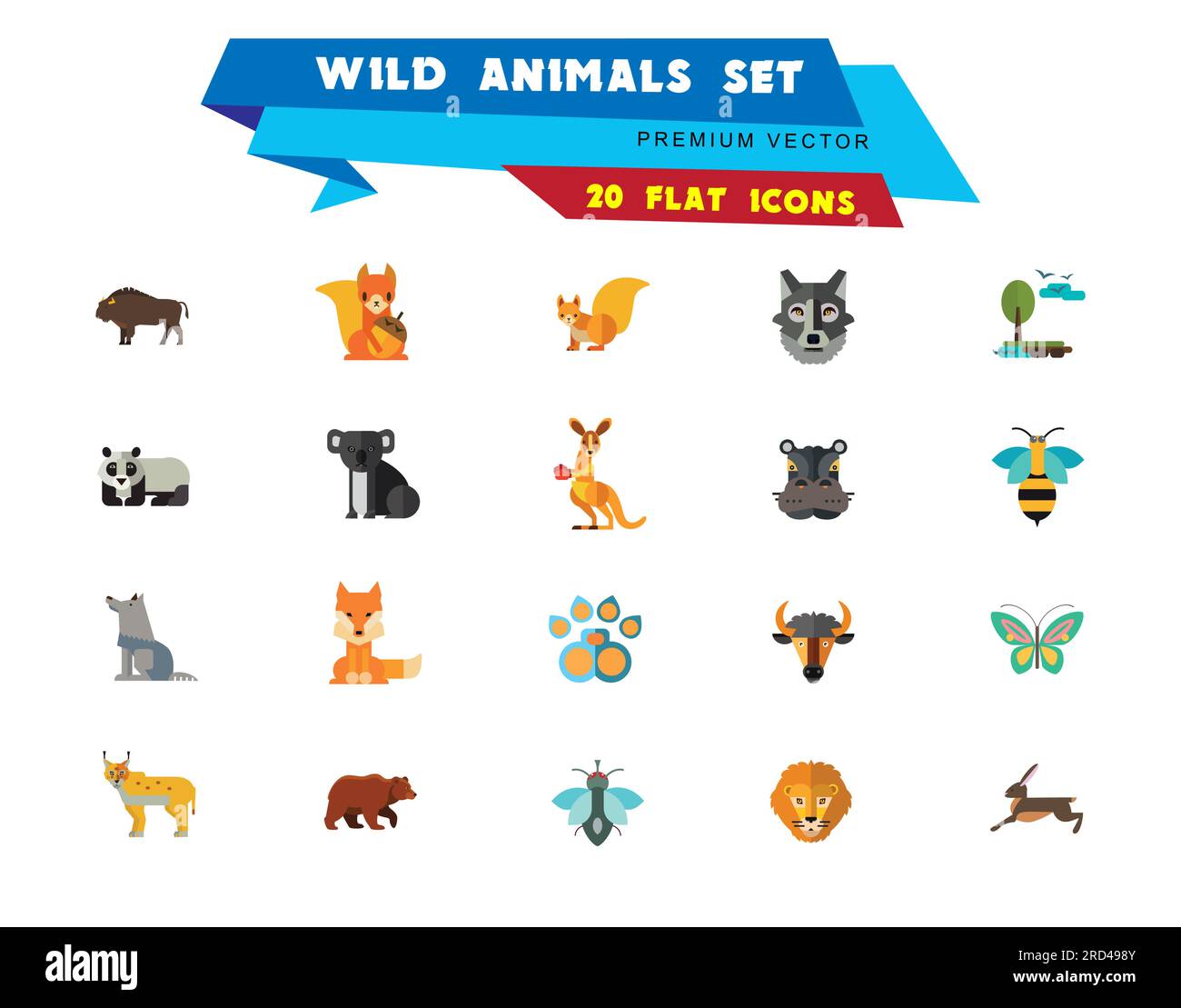 Wild Animals Icon Set Stock Vector Image & Art - Alamy Wild Animals Icon Set Stock Vector Image & Art - Alamy