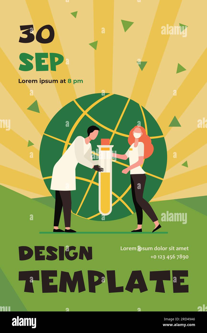 Tiny doctors holding flask with blood Stock Vector Image & Art - Alamy