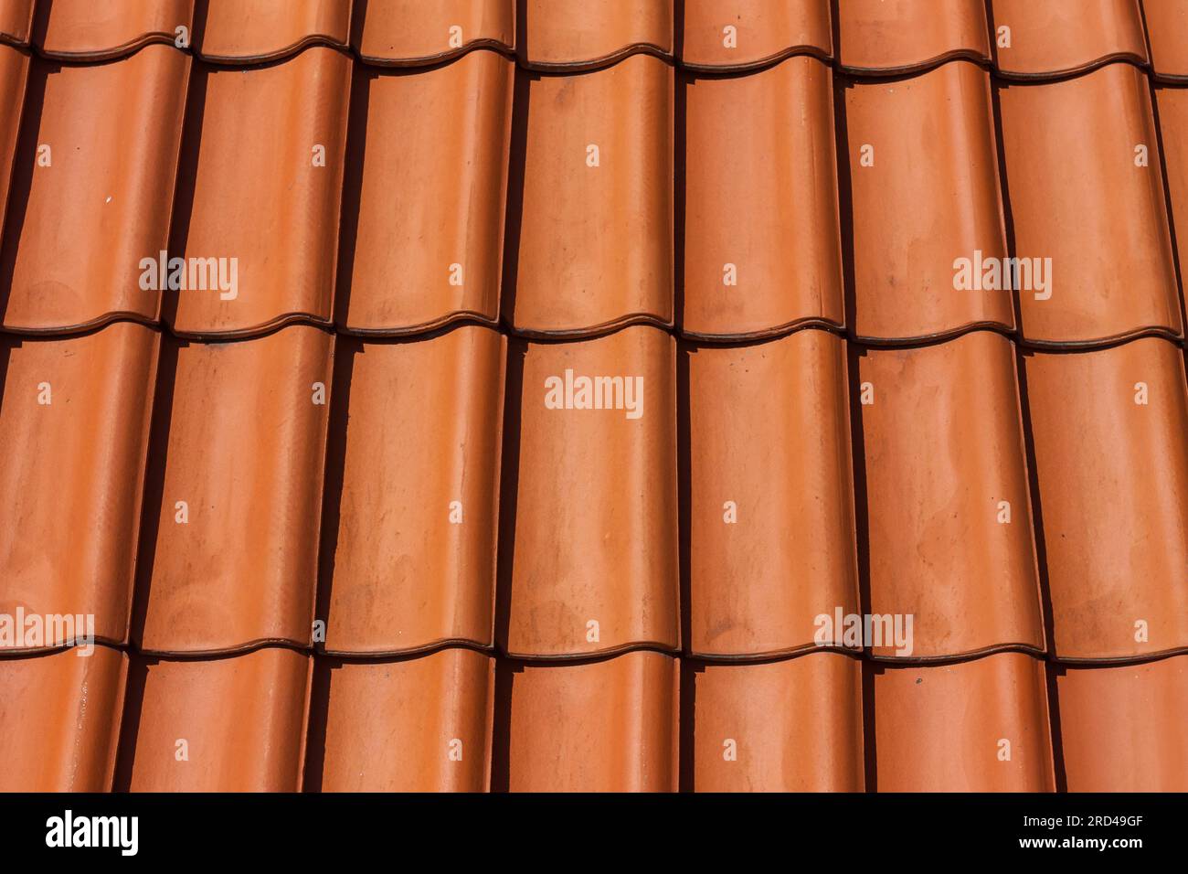 roof tile pattern, close up texture for construction industry Stock ...