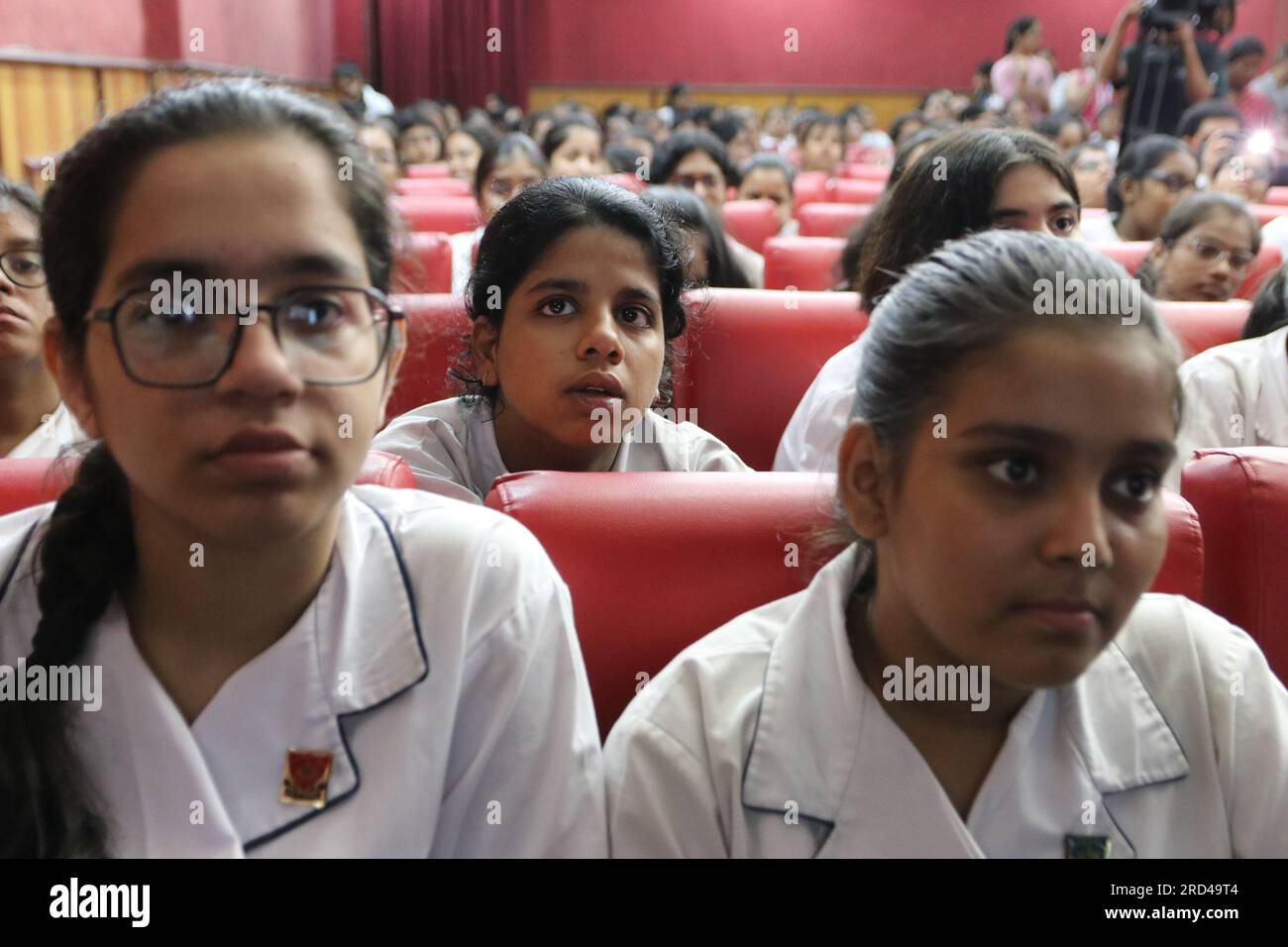 (7/14/2023) Mahadevi Birla School Students watch on live telecast of ...