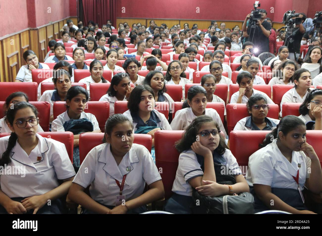 (7/14/2023) Mahadevi Birla School Students watch on live telecast of ...