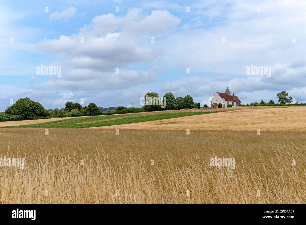 St Hubert’s Church, Idsworth, England, Hampshire, Uk Stock Photo - Alamy