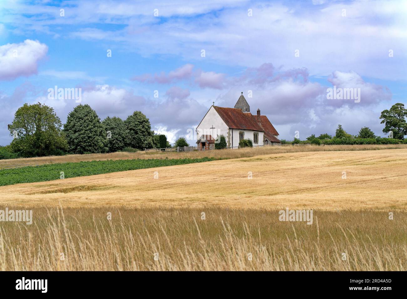 St Hubert’s Church, Idsworth, England, Hampshire, Uk Stock Photo - Alamy