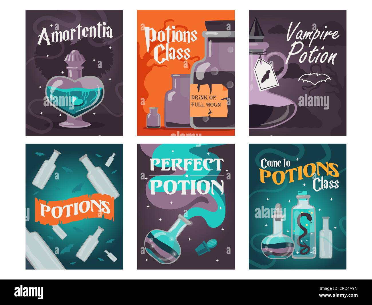 Potion class flyers set Stock Vector Image & Art - Alamy