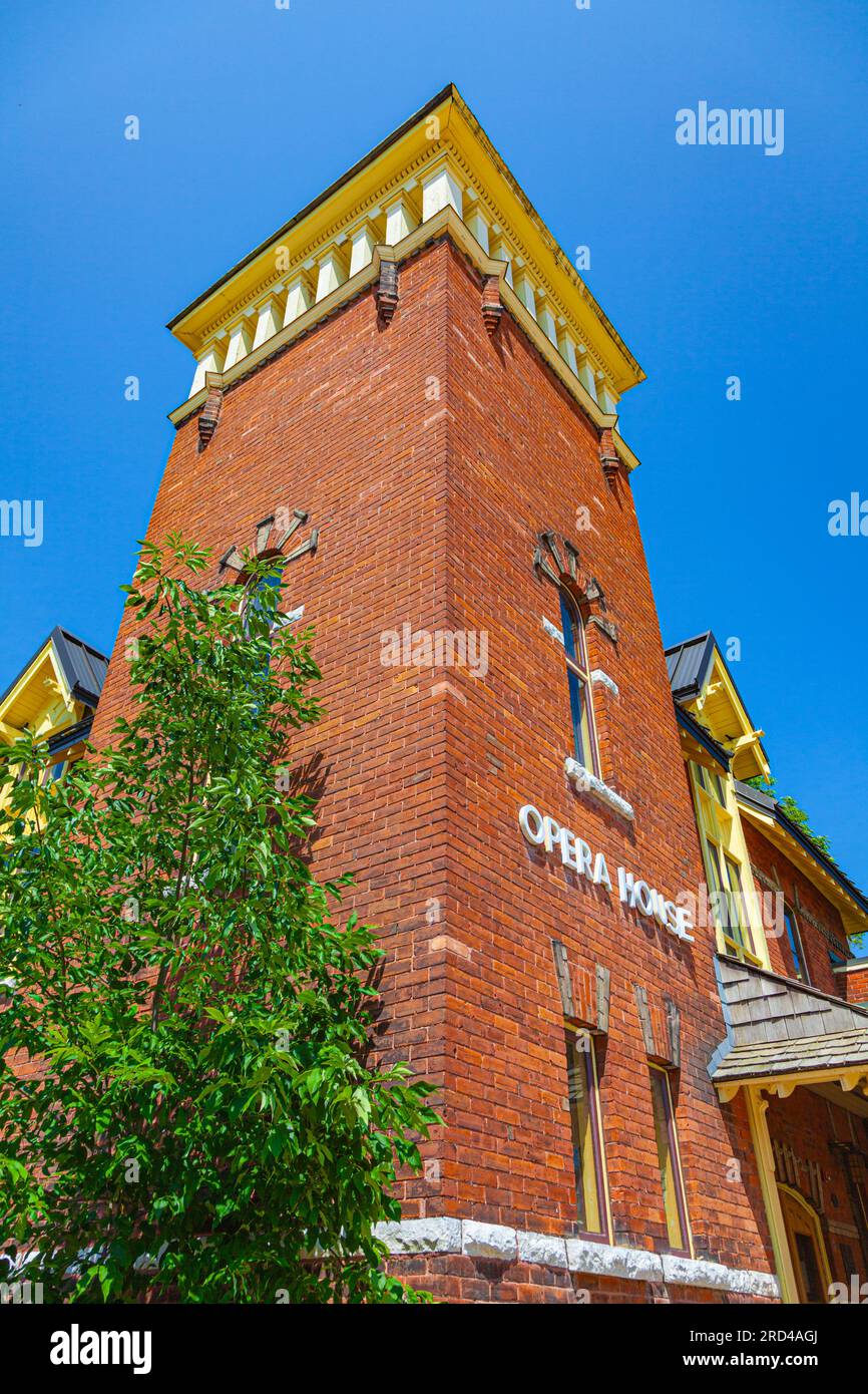 Architectural abstract of the Opera House in Gravenhurst Ontario Canada ...