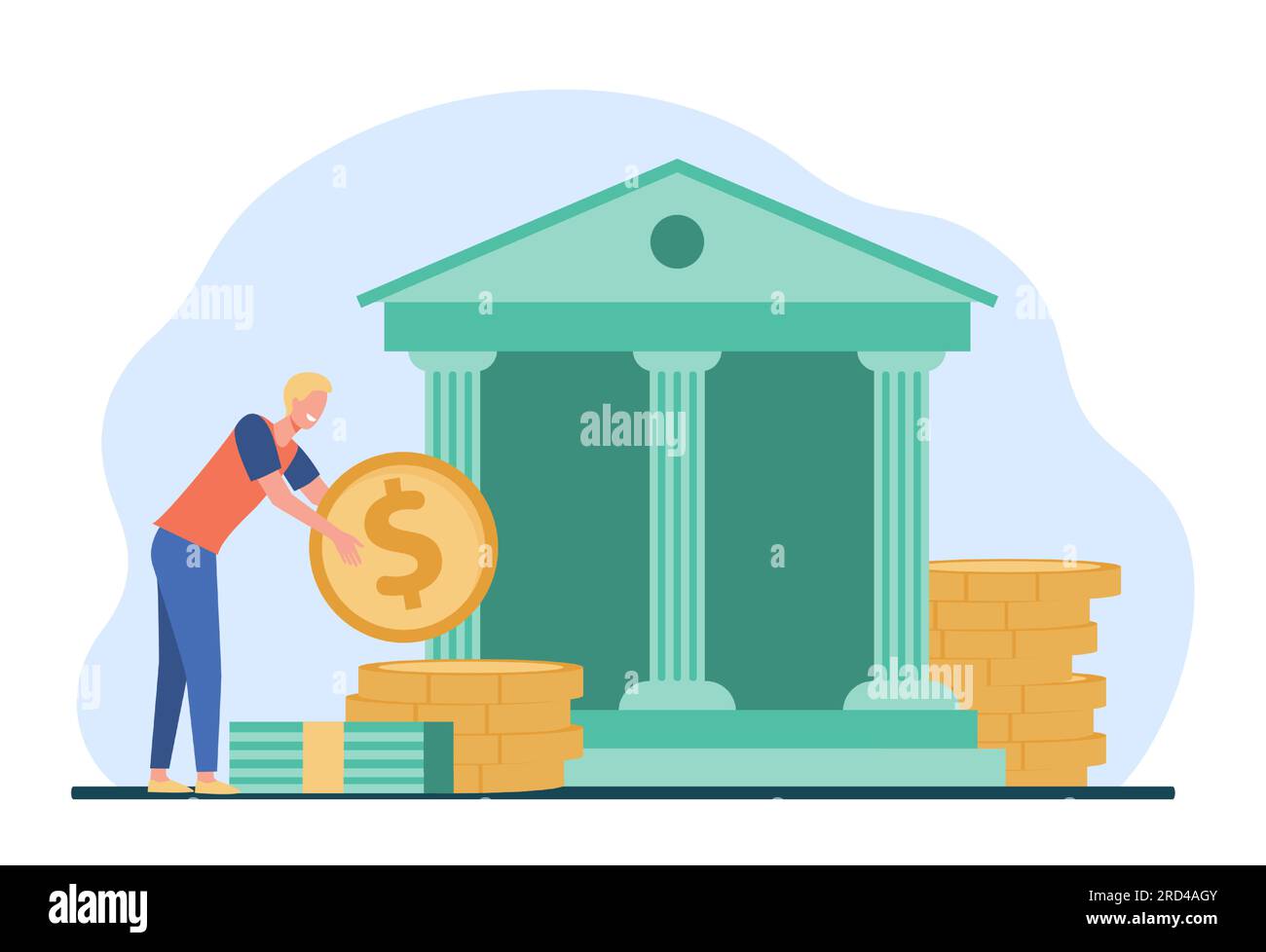 Getting loan Stock Vector Images - Alamy