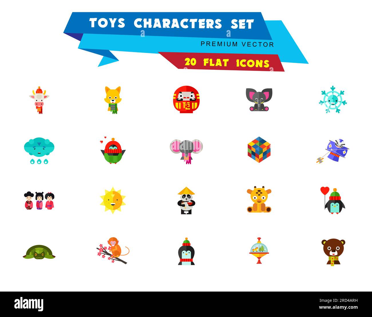 Funny characters wearing animal Cut Out Stock Images & Pictures - Alamy