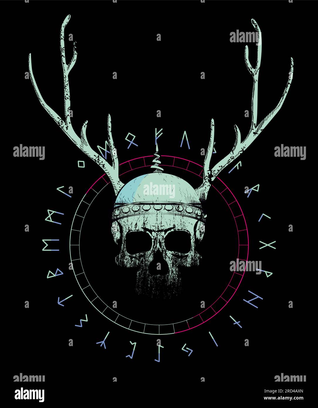 Antler runes Stock Vector Images - Alamy