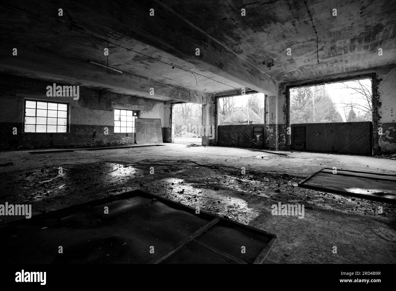 Industrial shadow photo Black and White Stock Photos & Images - Alamy