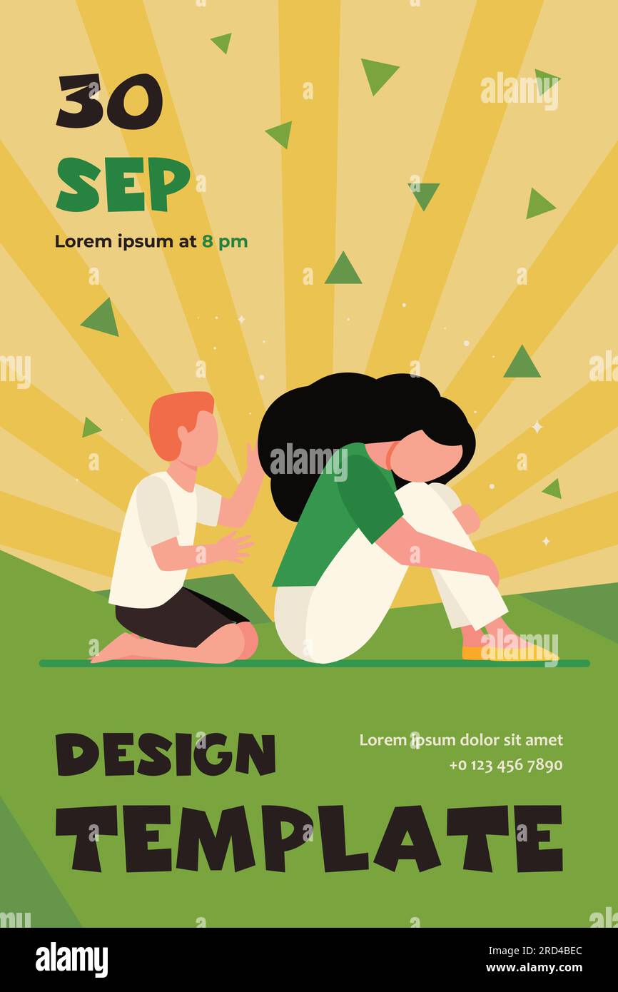 Depression help boy Stock Vector Images - Alamy