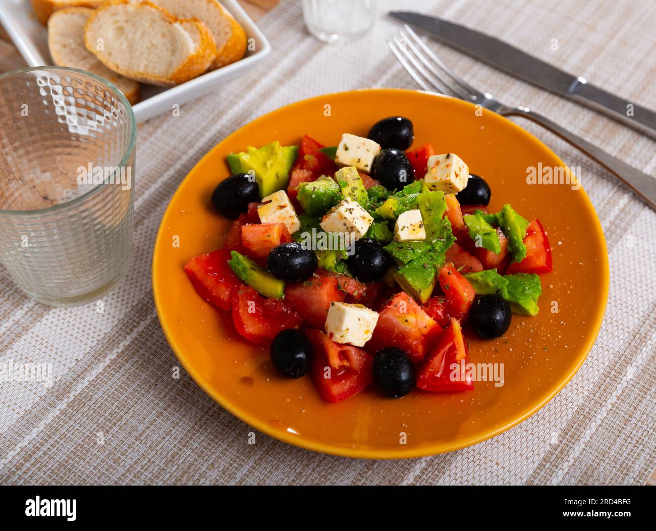 Light vegetable salad Stock Photo - Alamy