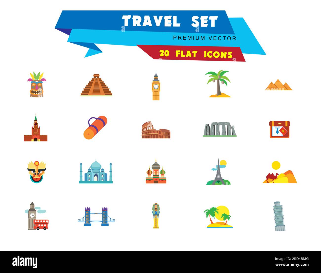 London sightseeing sights tourism travel Stock Vector Images - Alamy