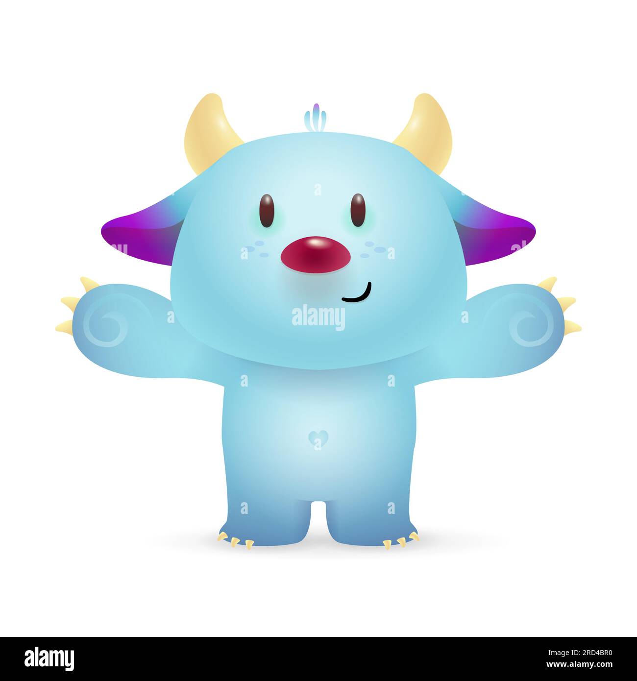 Cartoon monster illustration Stock Vector Image & Art - Alamy