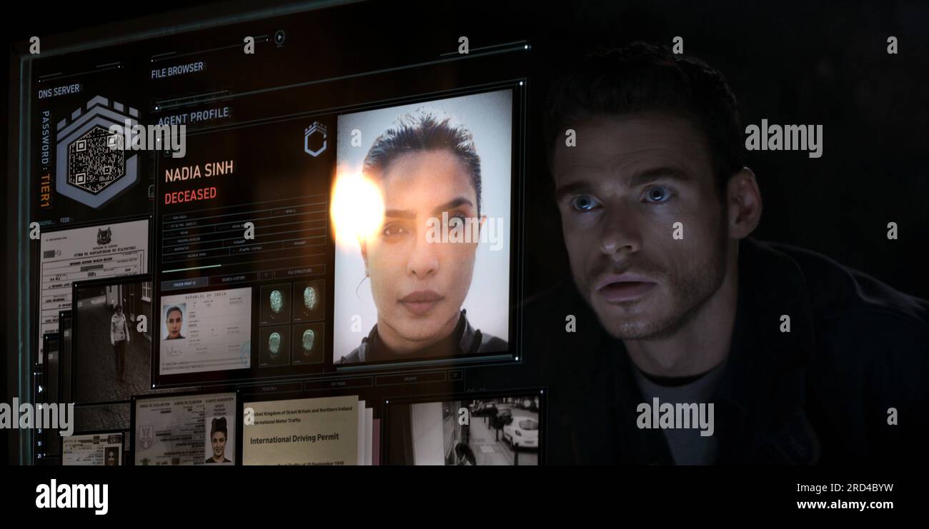 Citadel tv series Richard Madden & Priyanka Chopra Jonas Stock Photo ...